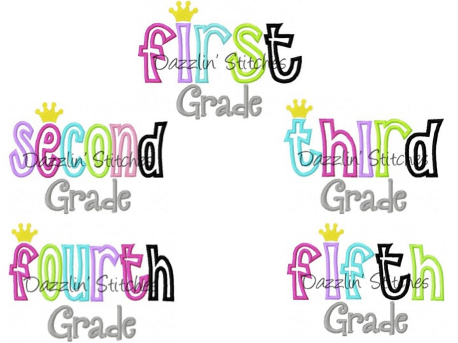 Teacher School Design Embroidery Applique Design Digital | Etsy