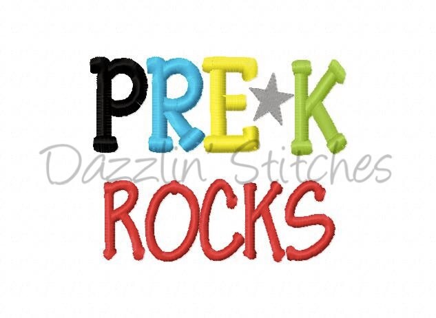 School Class of Design Embroidery Design Digital Design Pre K | Etsy