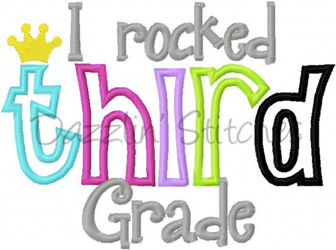 School Design Embroidery Applique Design Digital Fun Girl Design I ...