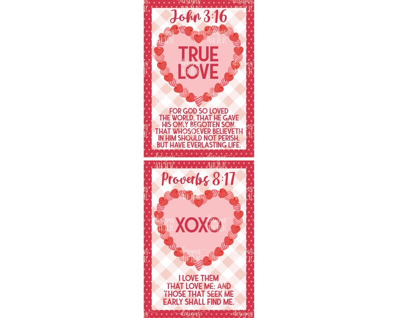 Scripture Valentine's Day Cards - Scripture Valentine Gift Tags ...