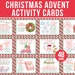 Christmas Advent Activity Cards Christmas Advent Activity Cards ...