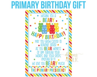 Gummy Bear Gift - Etsy