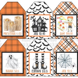 Halloween Scripture Missionary Gift Tags - LDS Missionary Halloween ...