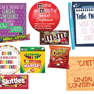 12 LDS General Conference Gift Tags - 12 LDS General Conference ...