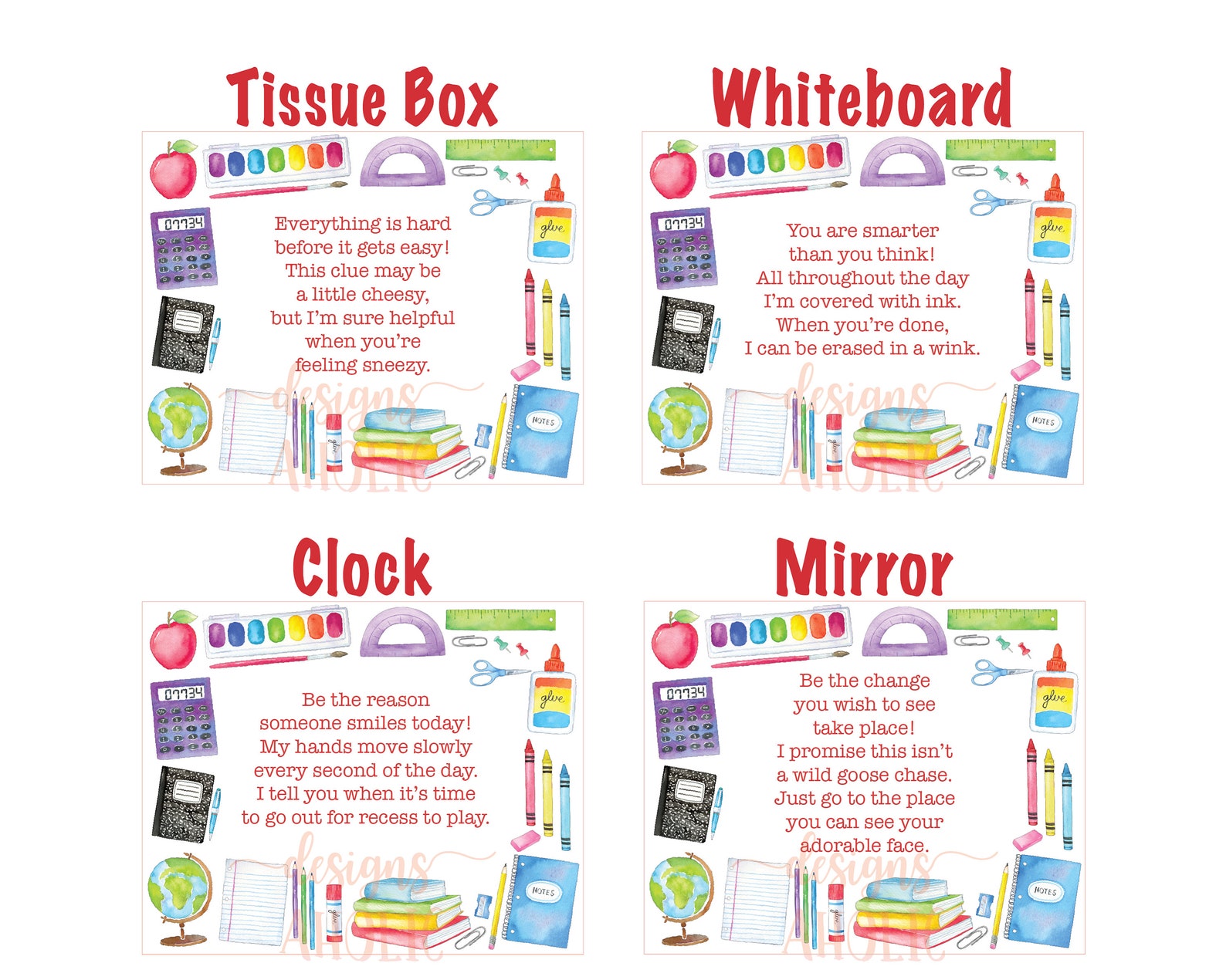 Classroom Treasure Hunt - School Treasure Hunt - Classroom Scavenger ...