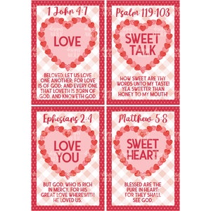 Scripture Valentine's Day Cards - Scripture Valentine Gift Tags ...