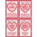Scripture Valentine's Day Cards Scripture Valentine Gift Tags Valentine ...