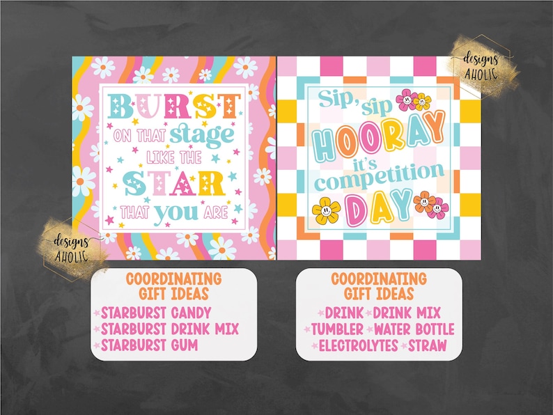 Dance Gift Tags - Competitive Dance Gifts - Dance Gifts - Dance ...