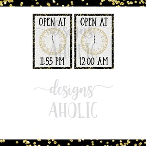 New Years Eve Countdown Time and Activity Cards - New Years Eve ...