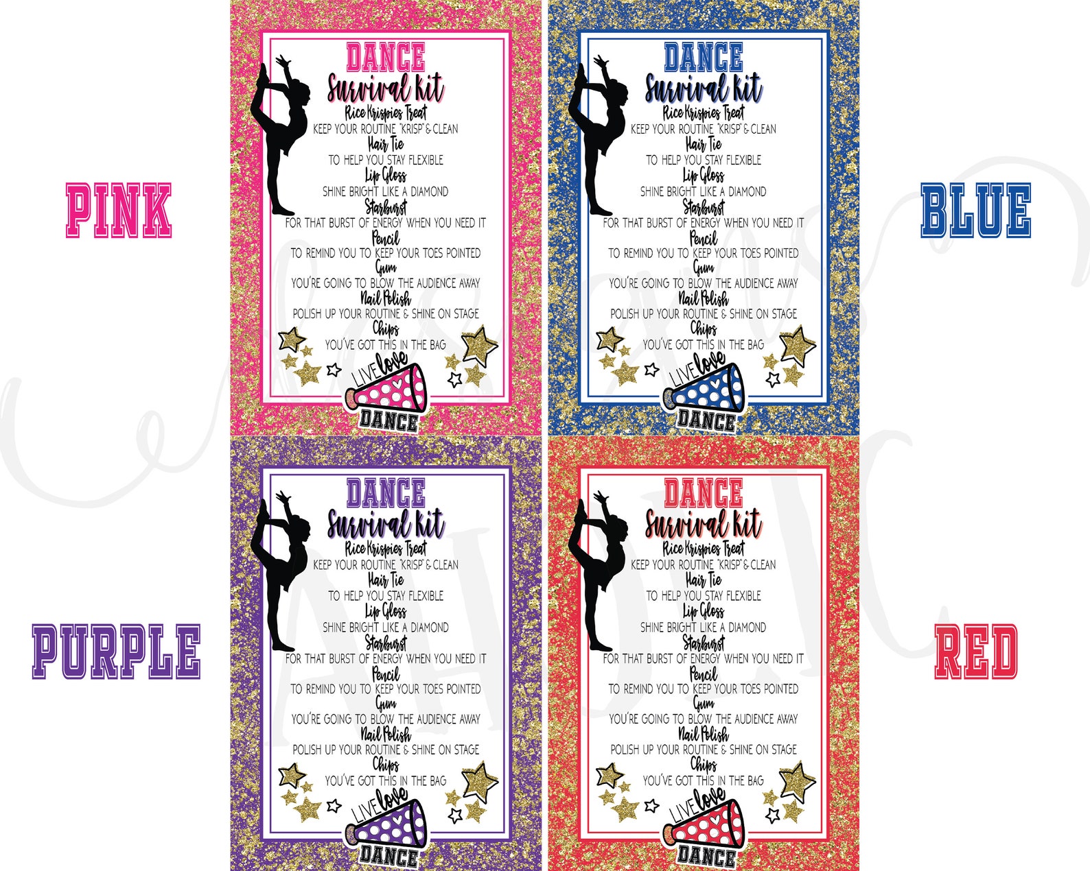 Dance Survival Kit - Dance Competition Survival Kit - Dancer Survival ...