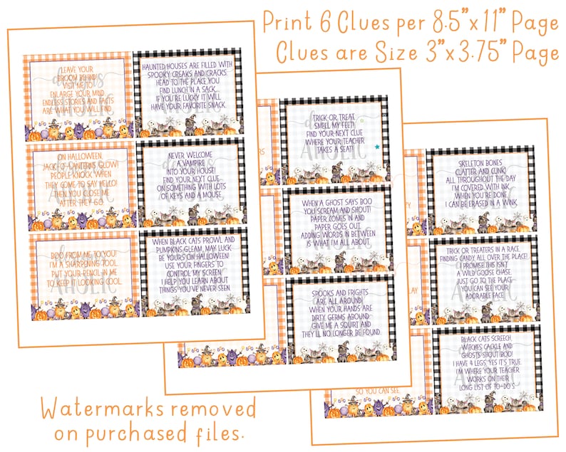 Classroom Halloween Treasure Hunt - School Halloween Treasure Hunt ...