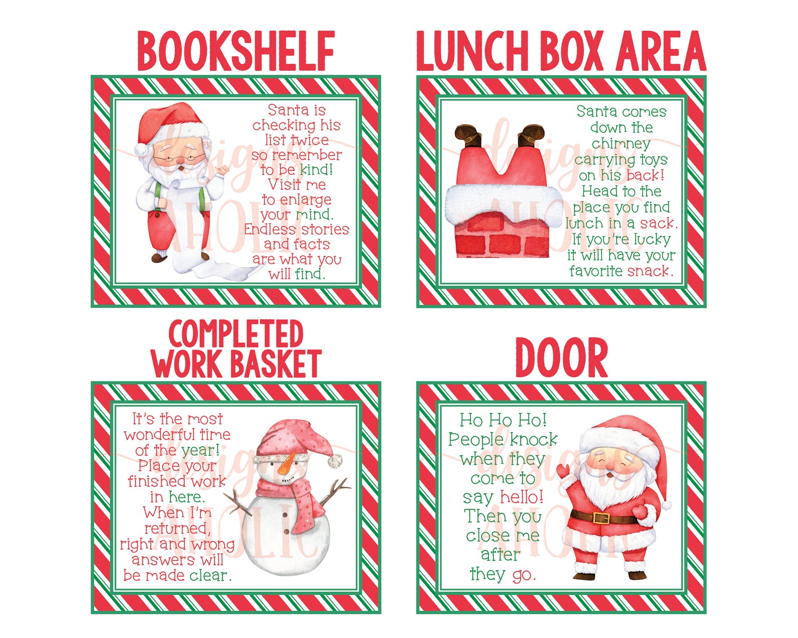 Classroom Christmas Treasure Hunt School Christmas Treasure - Etsy