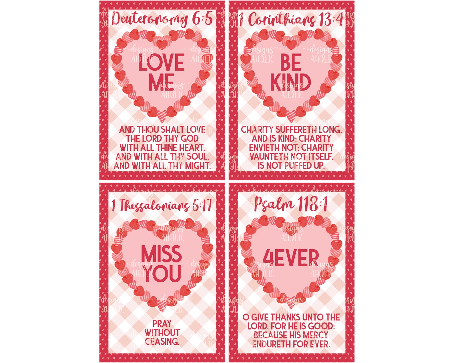 Scripture Valentine's Day Cards - Scripture Valentine Gift Tags ...