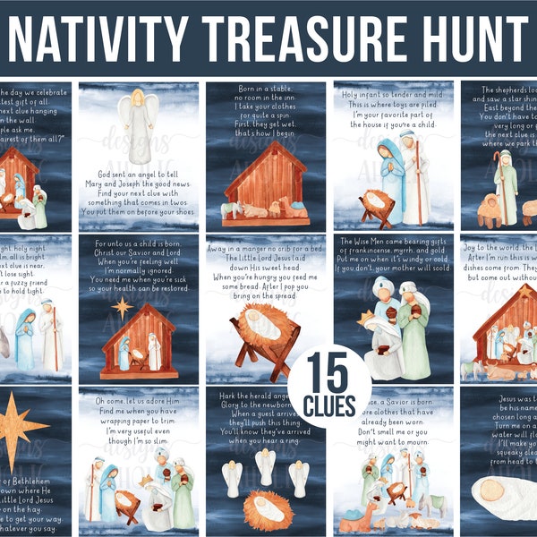 Christmas Scavenger Hunt - Etsy