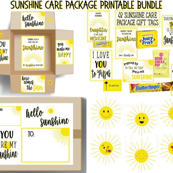 Sunshine Printables - Etsy