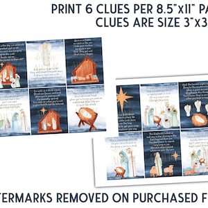 Nativity Treasure Hunt - Nativity Scavenger Hunt - Nativity Christmas ...