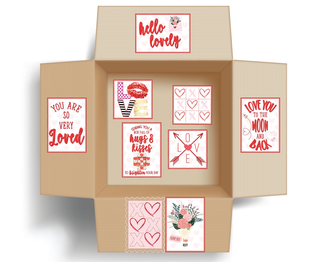 Sending You Love Care Package Printables & Address Label - Thinking of ...