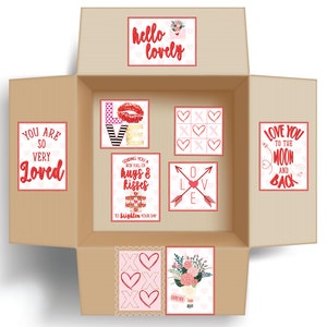 Sending You Love Care Package Printables & Address Label - Thinking of ...