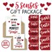 College Care Package Gift Tag Printables College Survival Kit Gift Tags ...