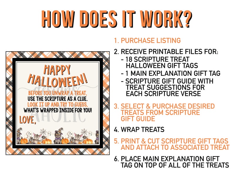 Halloween Scripture Missionary Gift Tags LDS Missionary - Etsy