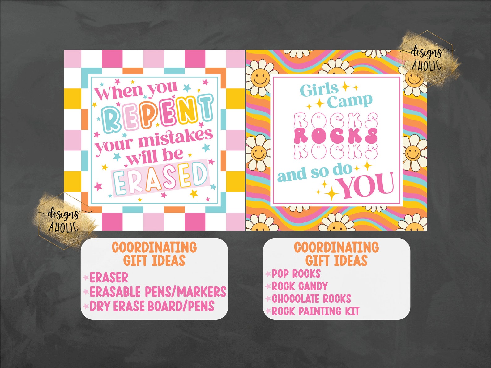 LDS Girls Camp Gift Tags - LDS Girls Camp Pillow Treat Tags - LDS Girls ...