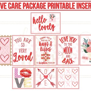Sending You Love Care Package Printables & Address Label - Thinking of ...