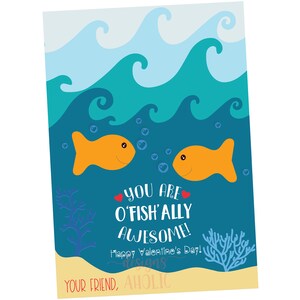 Goldfish Valentine Cards - Goldfish Valentines - Goldfish Valentine ...