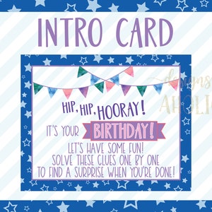 Difficult Birthday Treasure Hunt Clues - Adult or Teen Birthday ...