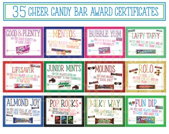 Cheerleading Certificate Cheerleading Award Editable - Etsy