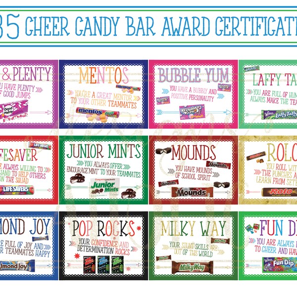 Cheer Superlatives - Etsy