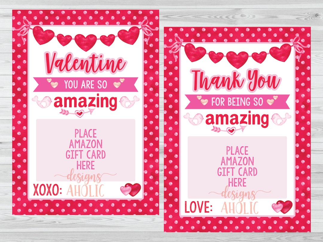 Amazon Gift Card Holder - Valentines Day Amazon Gift Card Holder ...
