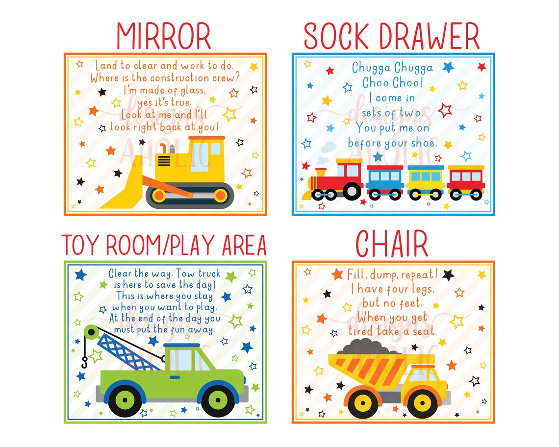Vehicle Treasure Hunt - Truck Treasure Hunt - Transportation Treasure ...