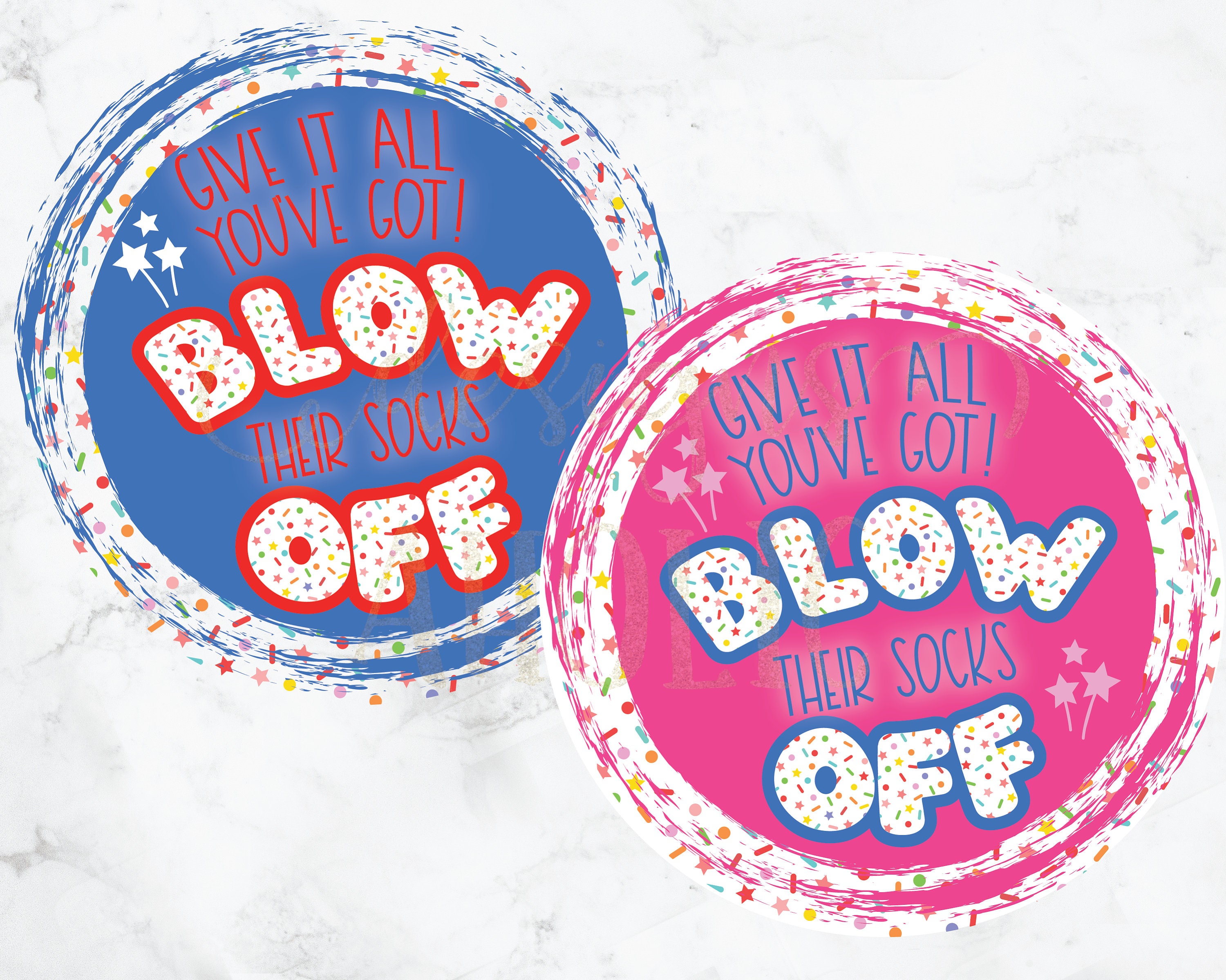 Athlete Good Luck Gift Tags - Blow Pop Gift Tags - Sock Gift Tags ...
