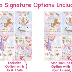 Unicorn Valentines Day Cards - Unicorn Valentines - Unicorn Rainbow ...