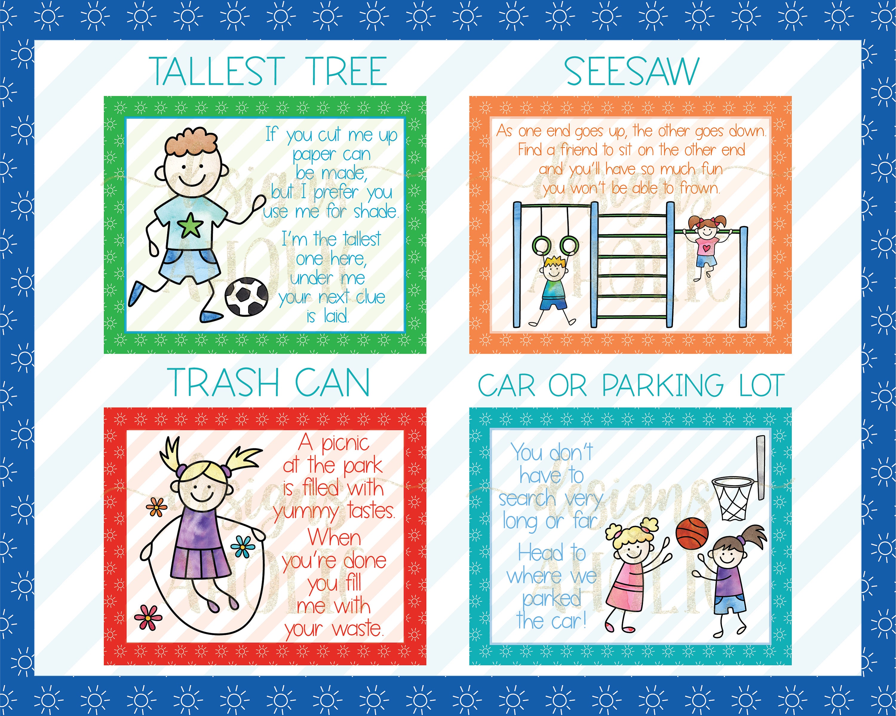 Park Treasure Hunt Clues Playground Scavenger Hunt Etsy park-treasure-hunt-clues-playground-scavenger-hunt-etsy