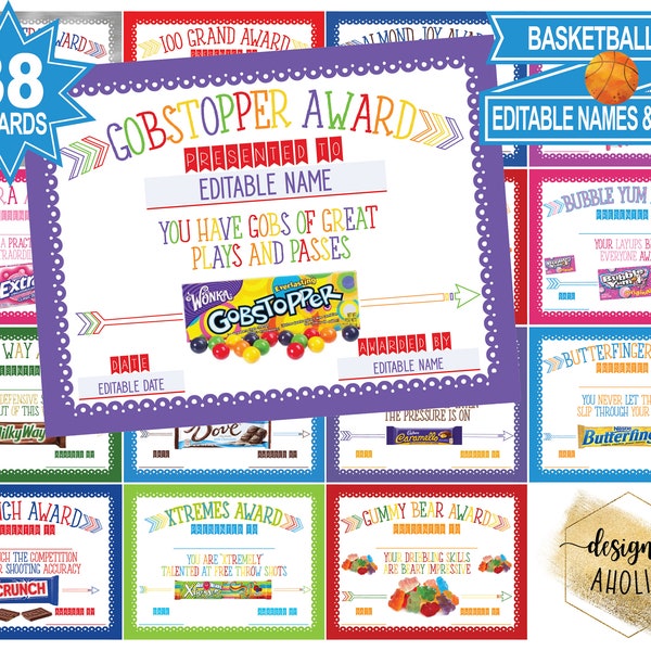 Basketball Candy - Etsy