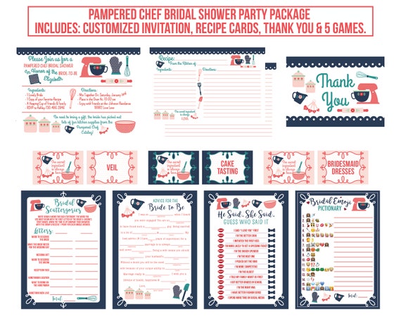 Pampered Chef Invitations Printable