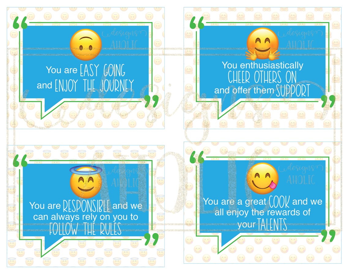 Emoji Award Certificates Emoji Themed Awards Emoji Award | Etsy