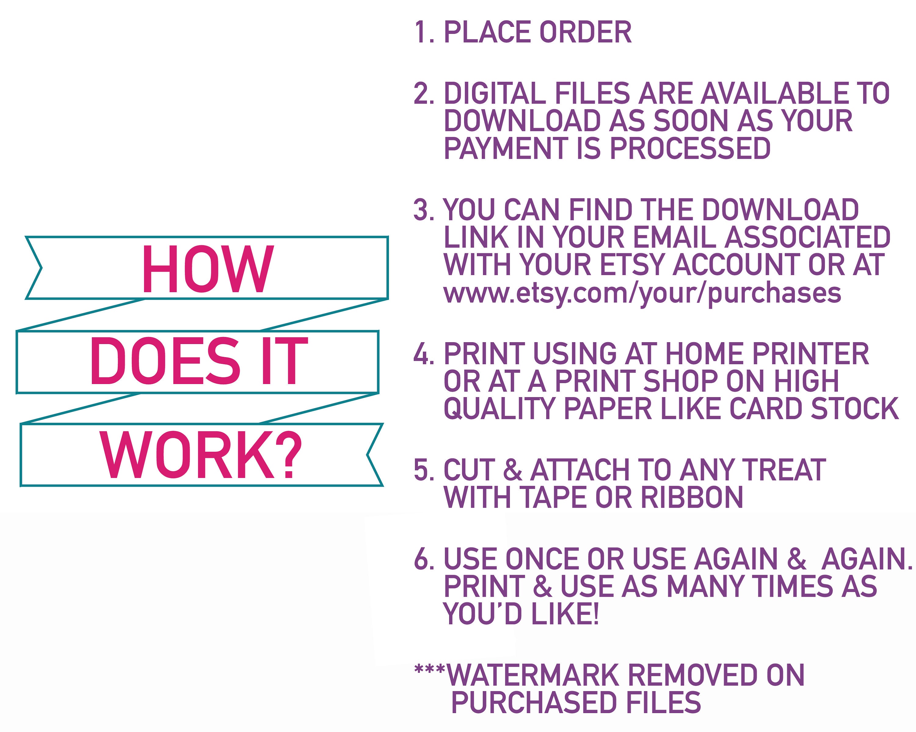 Thank You Treat Gift Tag Thank You Candy Gift Tag Miss You | Etsy