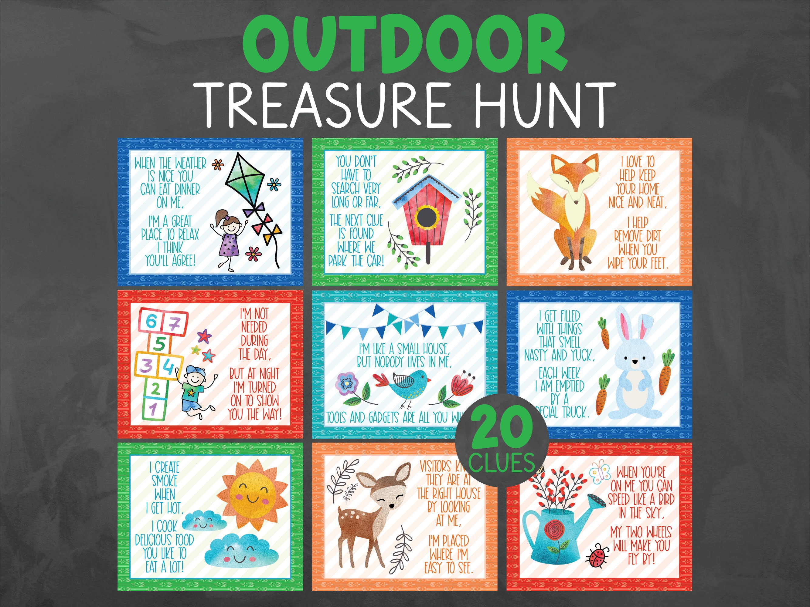 Treasure Hunt Clues Printable 35 Best Scavenger Hunt Ideas For Kids