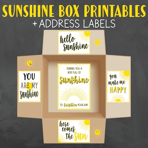 Sunshine Printables - Etsy