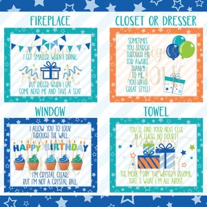 Difficult Birthday Treasure Hunt Clues - Adult or Teen Birthday ...