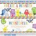 Create a Monster Bag Topper Label Treat Bag Make a Monster - Etsy