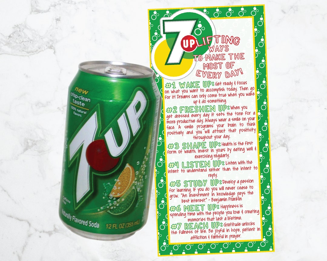 7up Printable Gift Tag Back to School Gift Thinking of You - Etsy Singapore