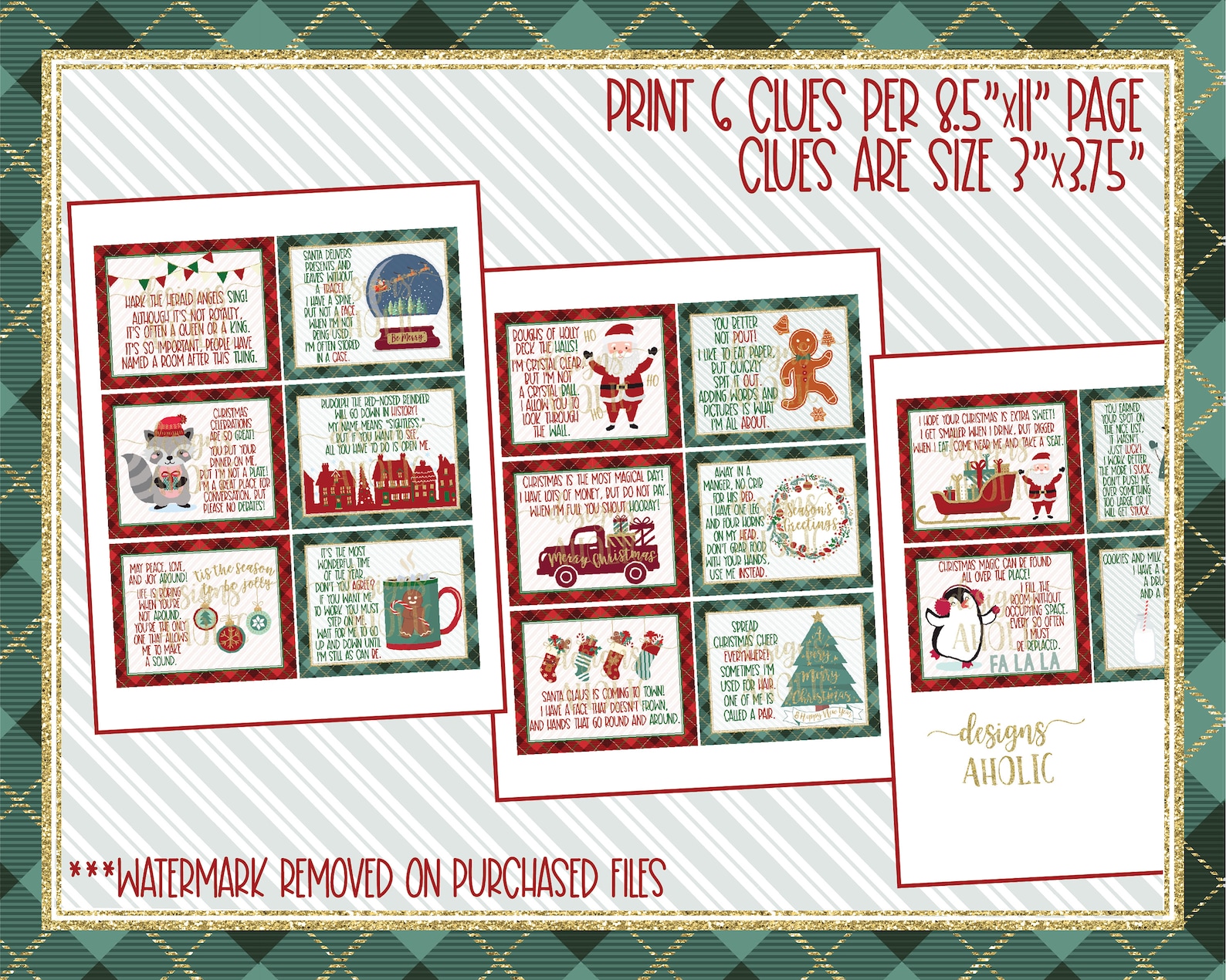 Difficult Christmas Treasure Hunt - Difficult Christmas Scavenger Hunt ...