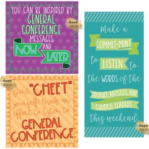 12 LDS General Conference Gift Tags - 12 LDS General Conference ...