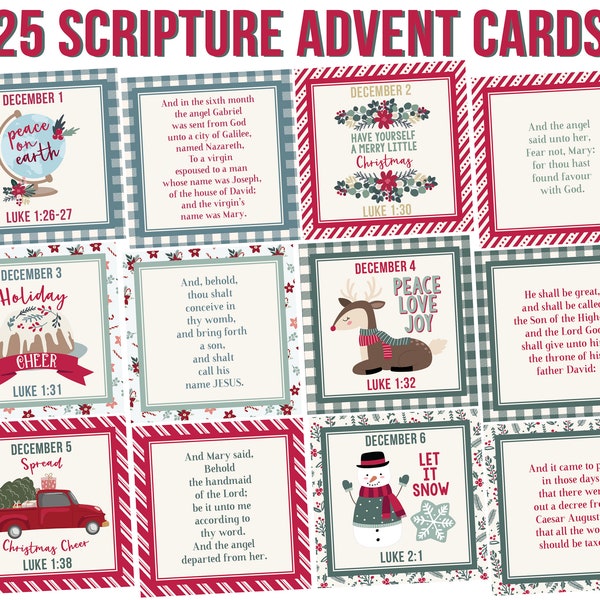 Christmas Scripture - Etsy