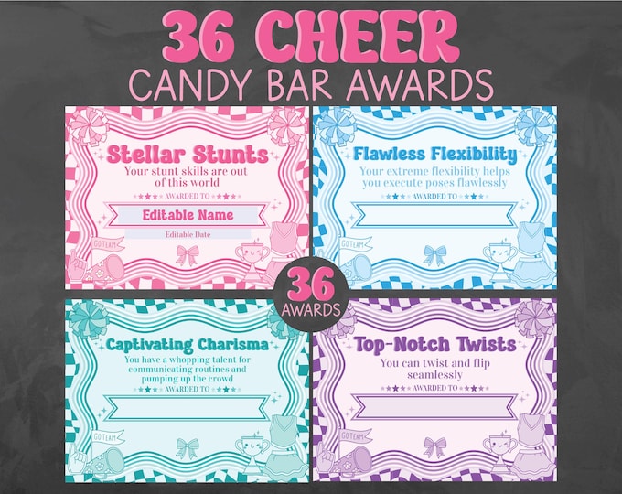 Candy Bar Award Certificates for Teachers | Teacher Appreciation Gifts ...