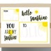 Sunshine Care Package Bundle, Sunshine Box Printables, Address Label ...