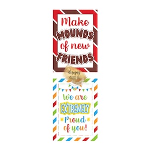 College Student Candy Gift Tag Printables - College Care Package Gift ...